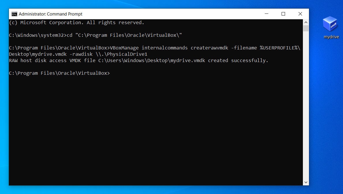 How to Add Physical Hard Disk to VirtualBox and VMware on Windows