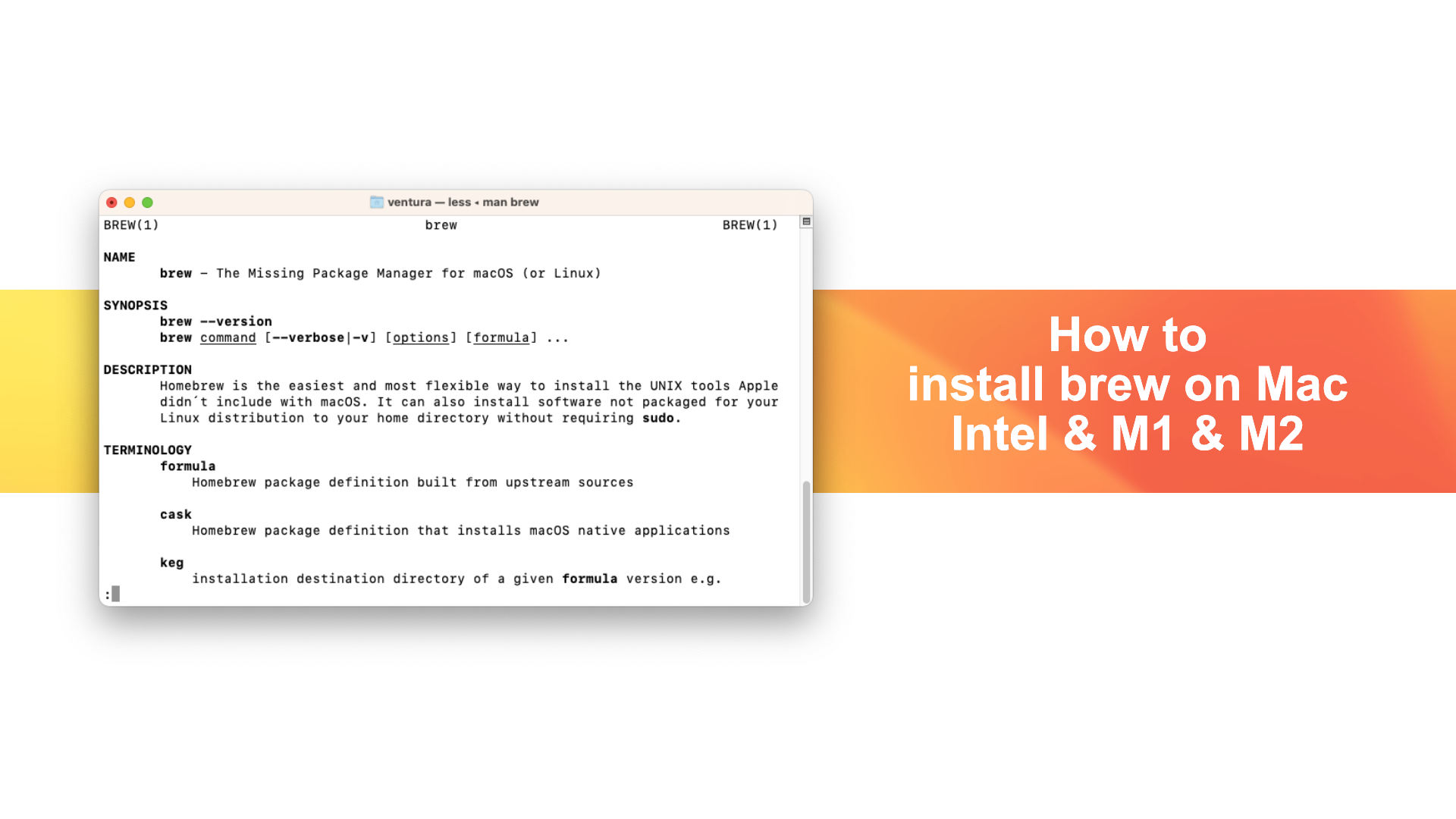 How to Install Brew on Mac